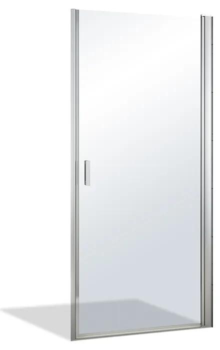 Roltechnik Outlet Jednokřídlé sprchové dveře LYP1 pro instalaci do niky Varianta: šířka: 90 cm, orientace: Univerzální - (LYP1_900 - 1135008203), Barva profilů a typ výplně: profily: stříbrná, výplň: transparent