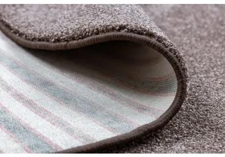 koberec kulatý SAN MIGUEL hnědý 41 hladký, Jednotný jednobarevný velikost kruh 200 cm | krásné koberce cz