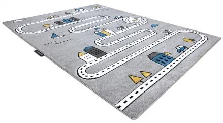koberec PETIT ULICE, šedý velikost 140x190 cm | krásné koberce cz