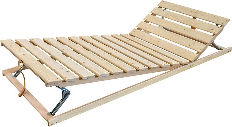 Polohovací laťový rošt Latt Lux 16 HN – hlava/nohy, nosnost 140 kg 120x200 Ahorn