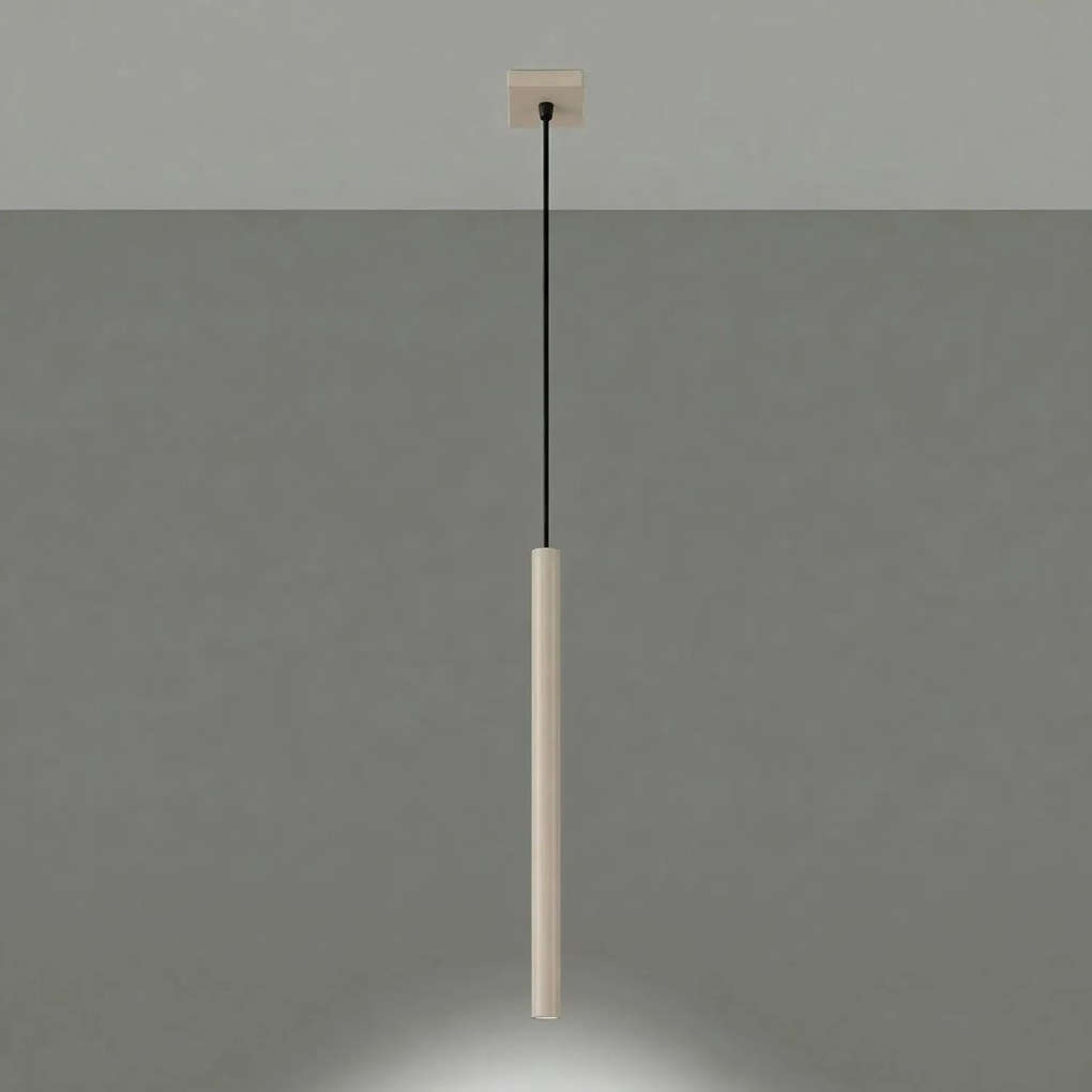 Sollux Lighting Závěsné svítidlo PASTELO 1 šedobéžové