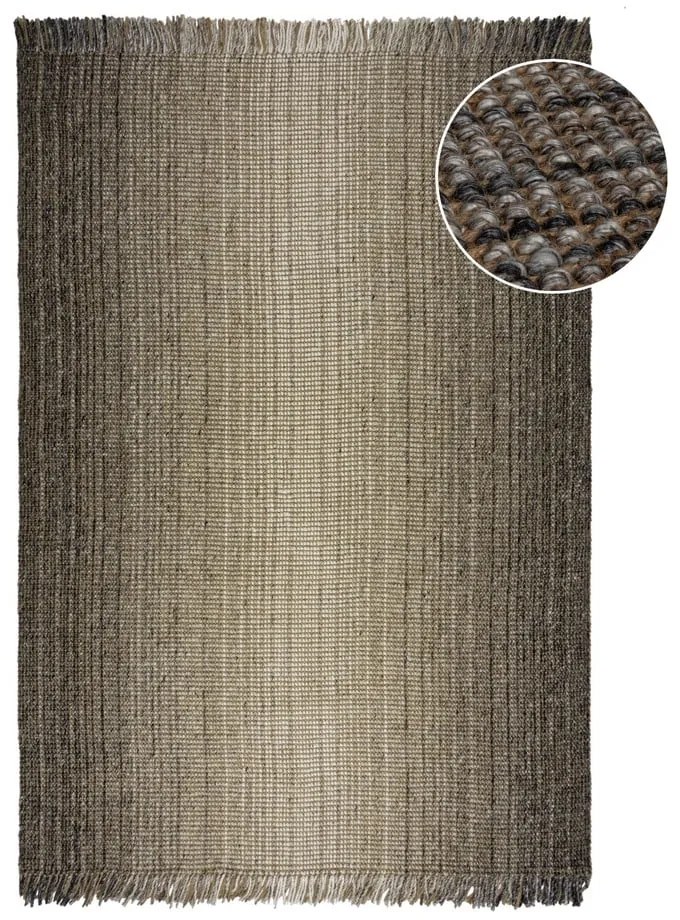 Šedý koberec 200x290 cm – Flair Rugs