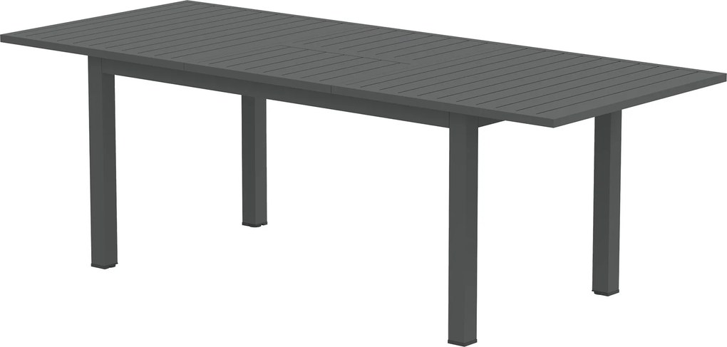 Rozkládací zahradní stůl Outsunny z hliníku 160/220x90 cm, odolný vůči povětrnostním vlivům, stůl na balkon, protiskluzový bufetový stůl pro 6-8 osob…