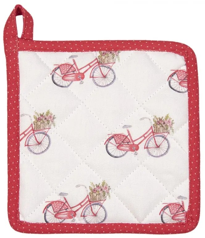 Kuchyňská bavlněná chňapka pro děti Red Bicycle – 16x16 cm