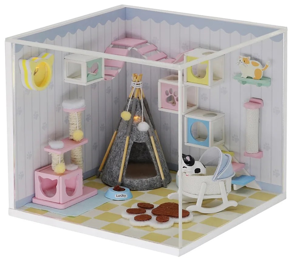 2Kids Toys miniatura domečku Domov kočičky Mňau