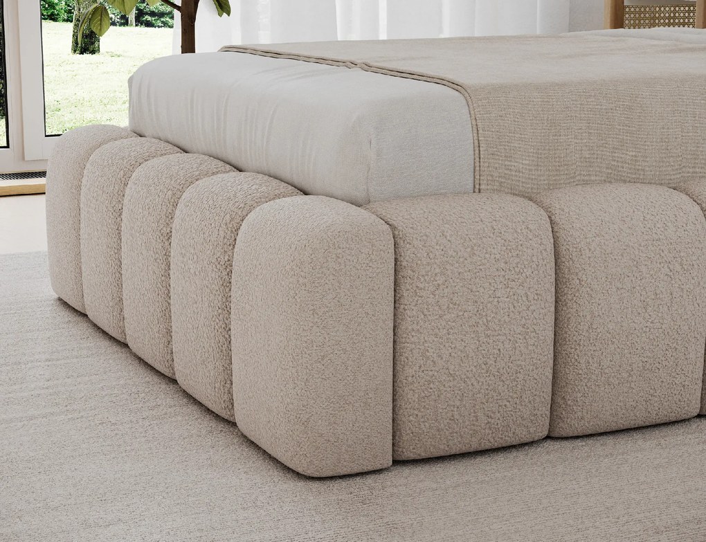 Postel Lamica 90x200 + Kovový rám/plynový výtah/kontejner