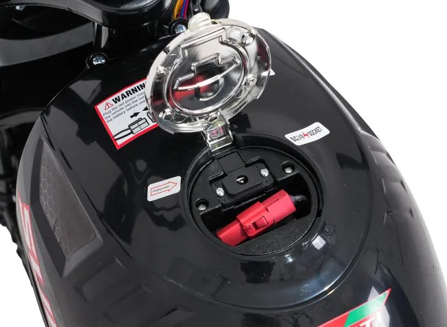 Elektrická motorka SUPERMOTO černá