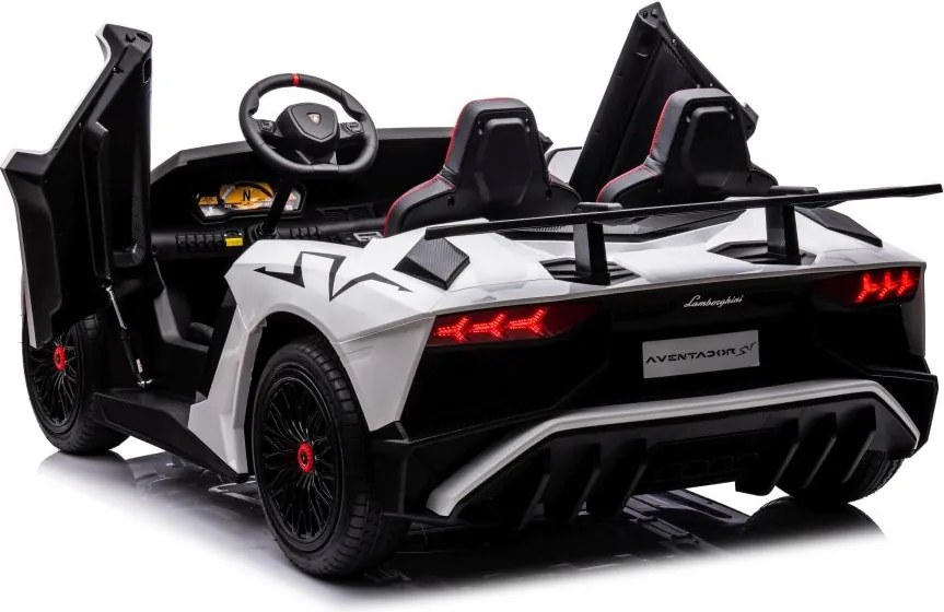 LEAN CARS Elektrické autíčko Lamborghini XXL A8803 bílé 24V
