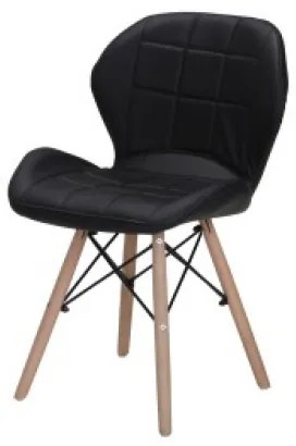 Mebhot Čalouněná židle Modern home - Černá
