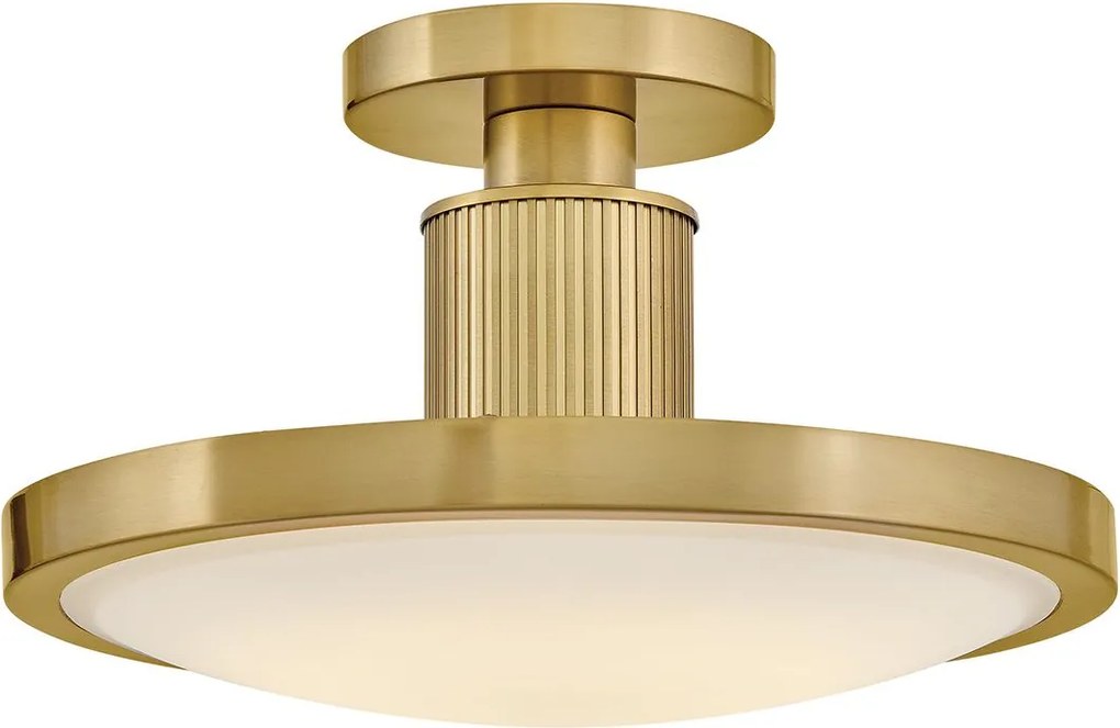Stropní LED světlo Elstead Kieran 32W mosaz 36 cm