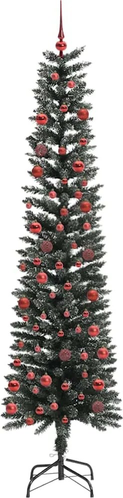 Umělý vánoční stromeček Zelená 210 cm PVC, plast a ocel 3395952