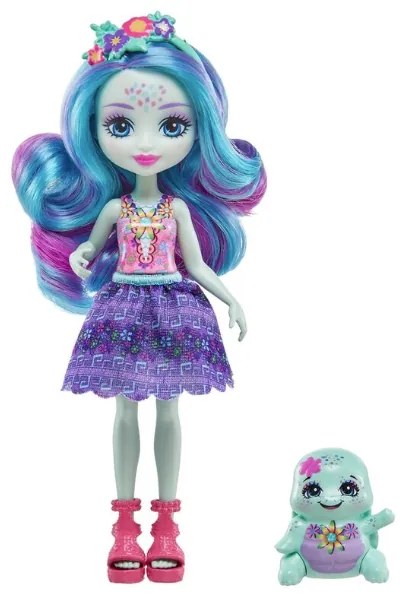 Mattel Enchantimals Panenka a zvířátko FNH22 Želva