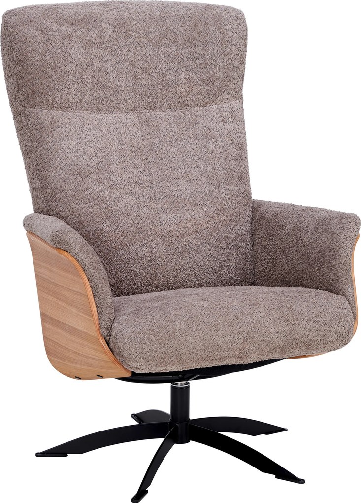 XXXLutz RELAXAČNÍ KŘESLO, dřevo, textil, světle hnědá Welnova - Relaxační křesla - 000917013901