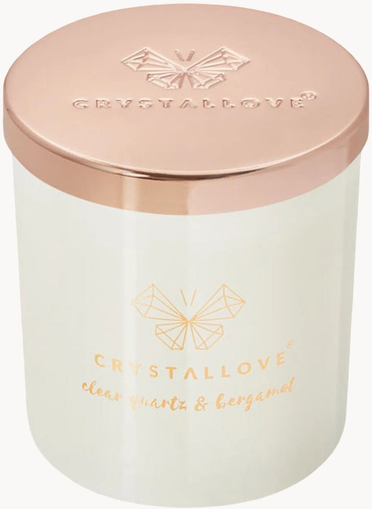 Sójová svíčka's křišťálem Crystallove (bergamot)