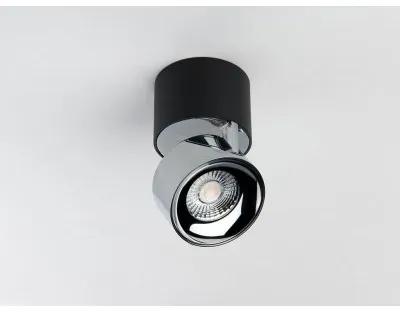 Led2 Stropní LED svítidlo KLIP ON, ø 77 mm, 3000K Barva stínidla: bílá, Stmívání: DALI/PUSH, Barva podstavce: černá