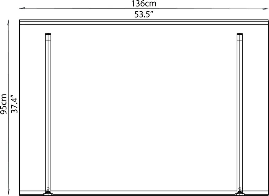 Palram - Canopia Calisto 1350 - vchodová stříška