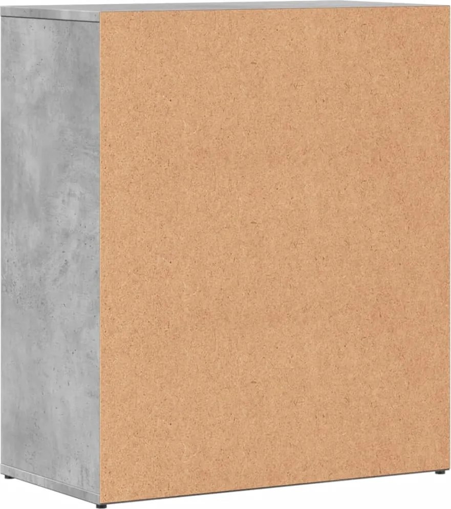 Příborníky 2 ks betonově šedé 60 x 31 x 70 cm kompozitní dřevo 3276549