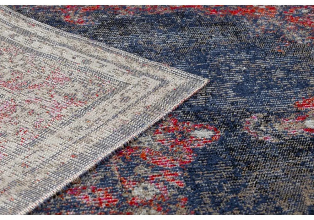 Kusový koberec Lucas červeno modrý 80x250cm