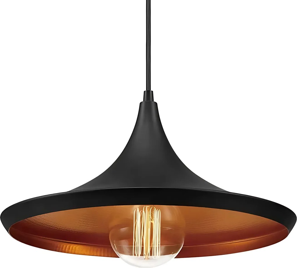 Toolight Toolight, závěsné stropní svítidlo Costa C 1xE27 APP081-1CP, černá, OSW-00118