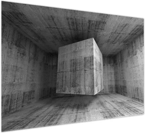 Samolepící fólie Létající betonová kostka 3D 200x135cm OK3714A_1AL