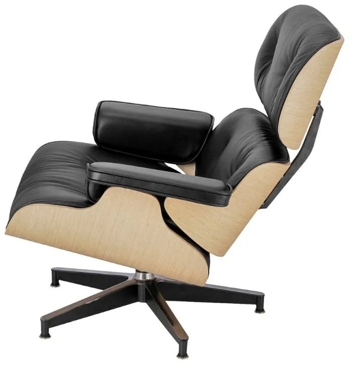 Culty Designové křeslo Lounge chair, černá, dub