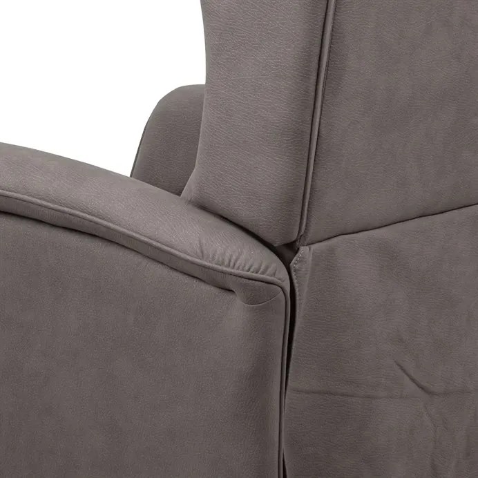 Polohovací křeslo, elektrické kabelové ovládání, šedá, látka, TV-1192 GREY2 Barva: šedá