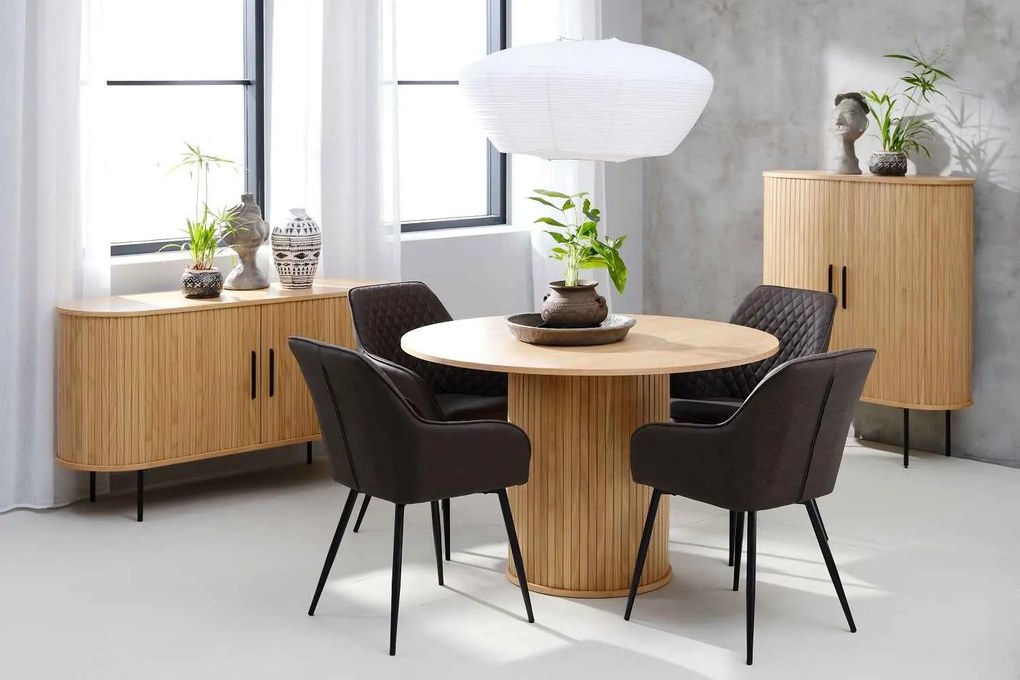 Designová komoda Vasiliy 140 cm přírodní dub