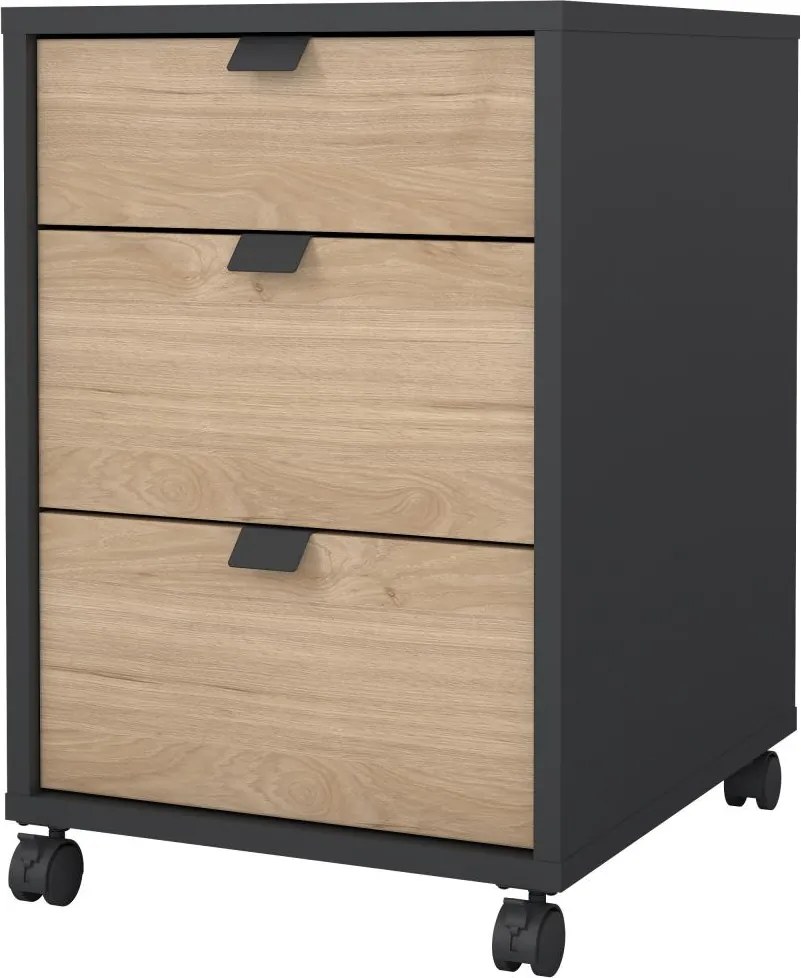 FALCO Kontejner Sigal 584 šedá/jackson hickory