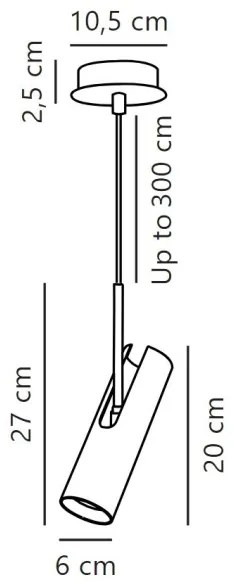 DFTP by Nordlux - Lustr na lanku MIB 1xGU10/8W/230V černá