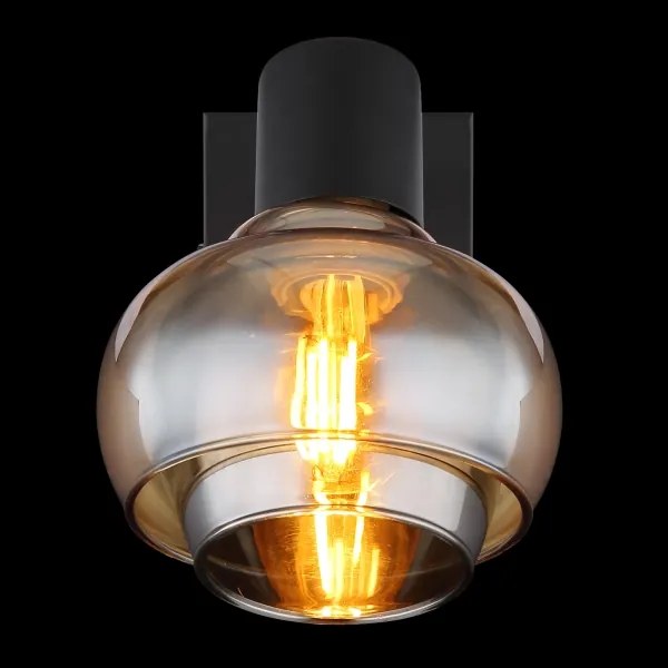 Globo 54309-1B - Nástěnné bodové svítidlo TOKKI 1xE14/40W/230V černá