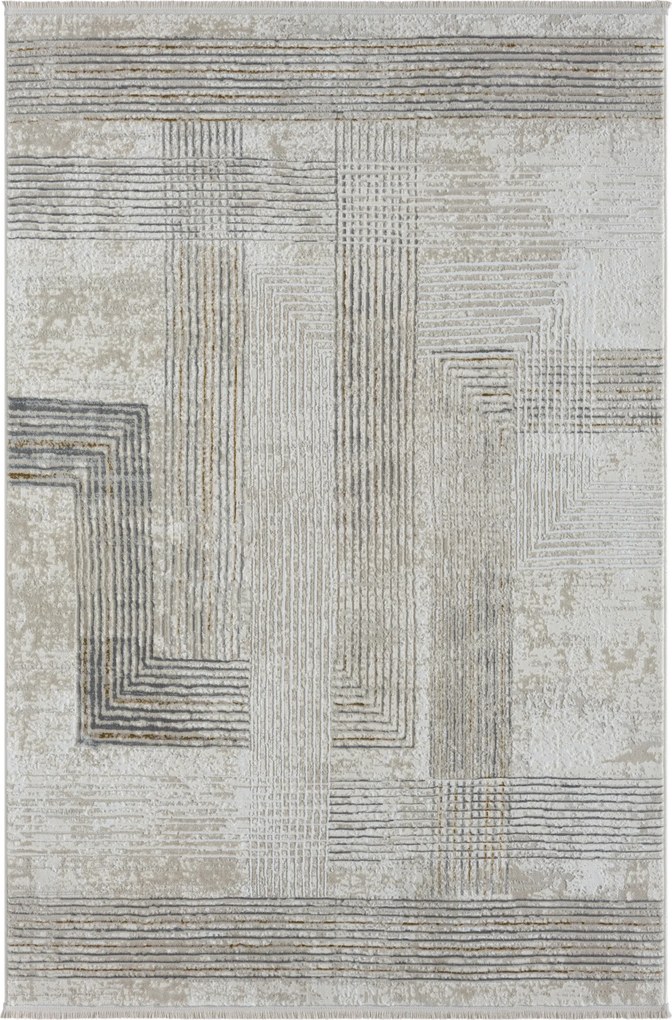 My Flair, Kusový koberec My Way creme, 80x150, šedá, chodba / předsíň