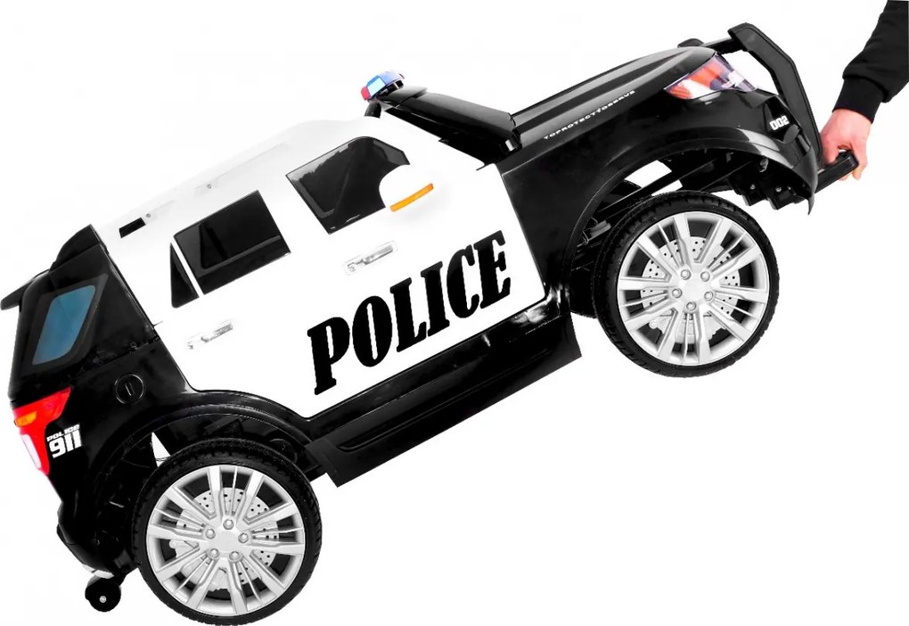 Ramiz Dětské policejní SUV na baterie na dálkové ovládání + sirény + světla + megafon