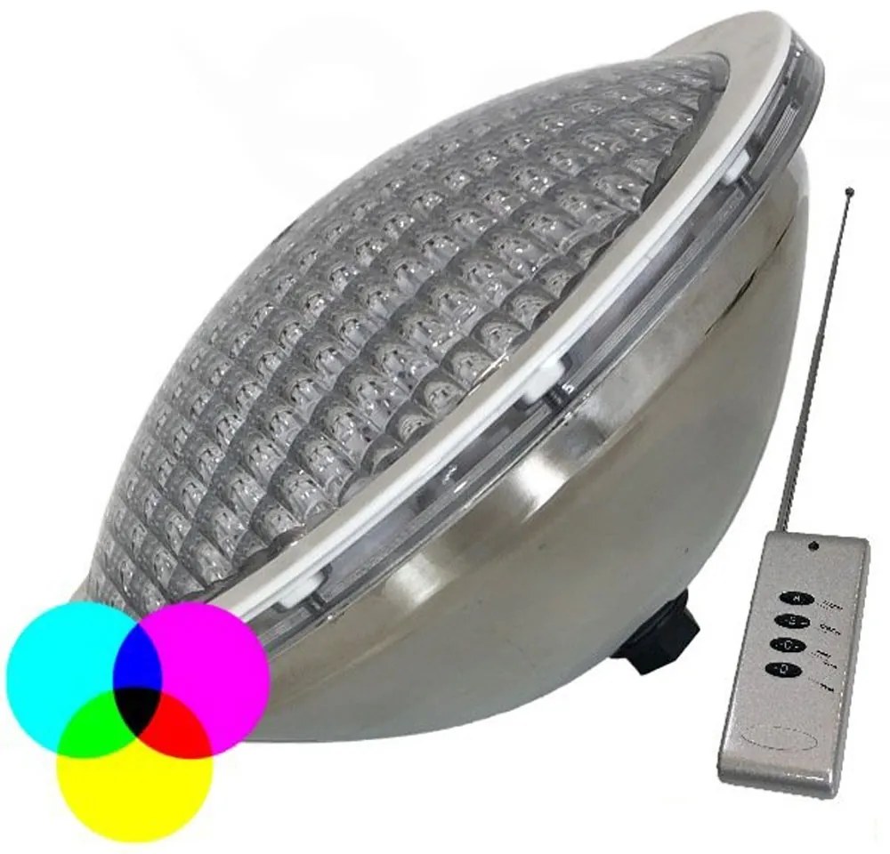 Bazénová LED žárovka RGB s dálkovým ovládáním - 54W