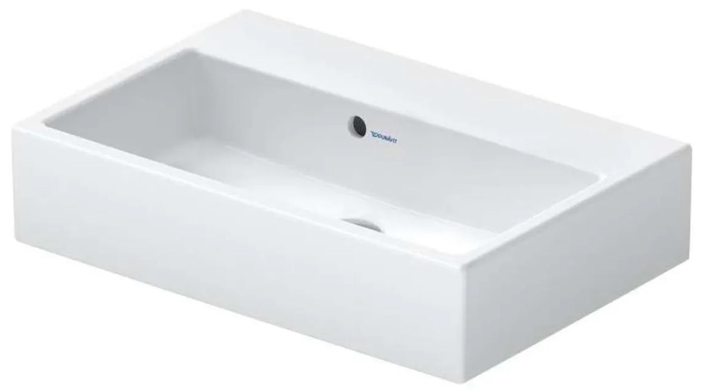 Duravit Vero Air - Umyvadlo nábytkové 60x40 cm, s přepadem, bez otvoru pro baterii, bílá 23686000281