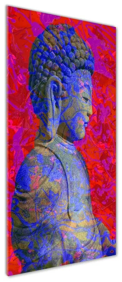 Wallmuralia Foto-obraz skleněný svislý Abstrakce buddha 50x125 cm