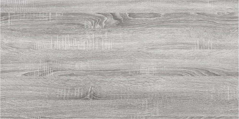 vidaXL Nástěnné police 8 ks šedé sonoma 40x20x1,5 cm kompozitní dřevo [838204]