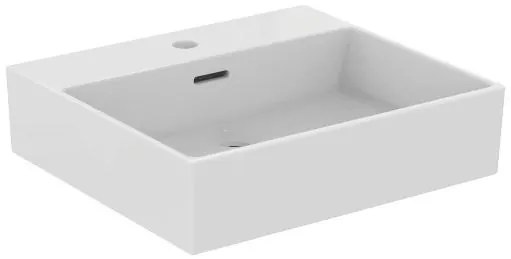 Ideal Standard Extra - Umyvadlo na desku 500x450 mm, s přepadem, otvor pro baterii, bílá T388401