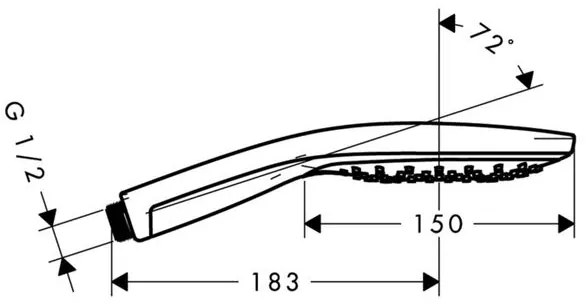 Hansgrohe Raindance Select S Ruční sprcha 28587000