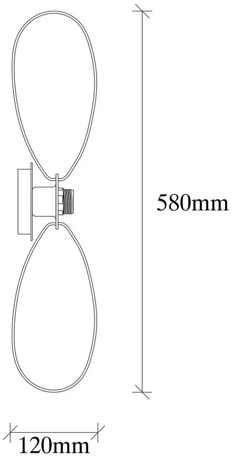 Černé nástěnné svítidlo Hemdem – Opviq lights