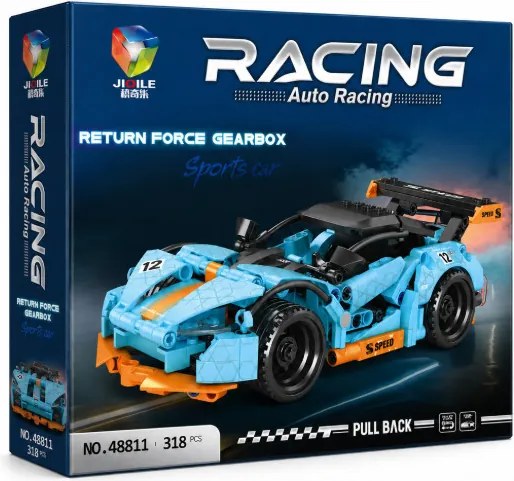 Stavebnice JIQILE Sportovní automobil No.48811 - 318 dílků
