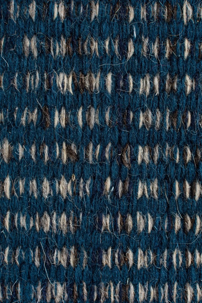 Flair Rugs, Ručně tkaný kusový běhoun Indira Blue, 60x200, modrá, chodba / předsíň