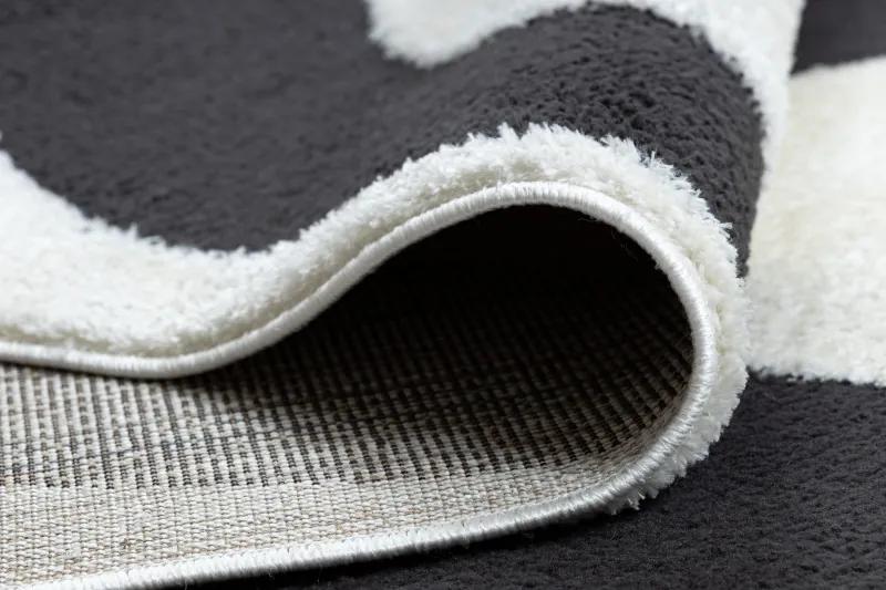 Dywany Łuszczów Kusový koberec Mode 8531 abstract cream/black Rozměry koberců: 140x190