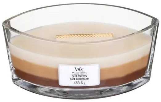 WoodWick Svíčka loď Trilogy Café Sweets, 453 g