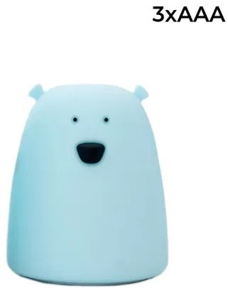 Dotyková přenosná lampička medvídek barva: Modrá