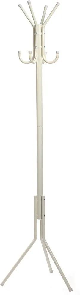 Volně stojící věšák na kabáty, stylový nábytek v bílé barvě do chodby nebo  předsíně – 172 cm | BIANO
