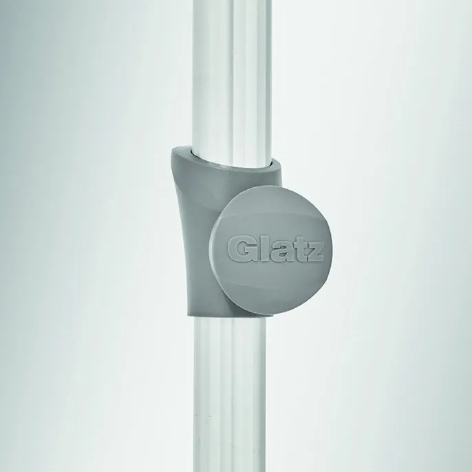 Slunečník GLATZ Alu-Smart Easy 200 x 200 cm šedo-béžová (151)