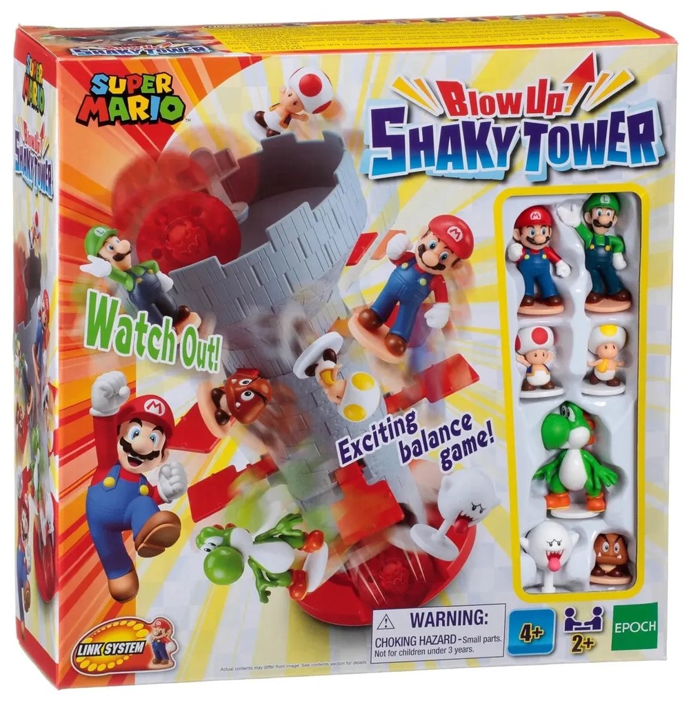 Super Mario Blow Up - Roztřesená věž, desková hra