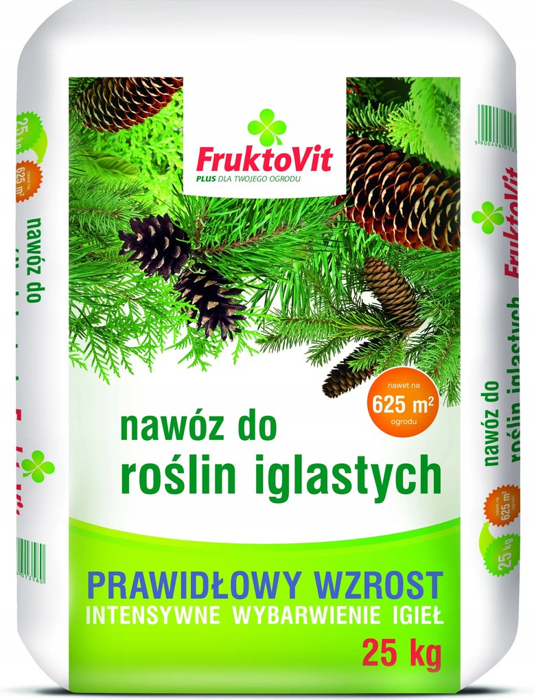 Hnojivo Pro Jehličnaté Rostliny 25 kg Jehličnanů Tui Thui Fruktovit Plus Jehličnany