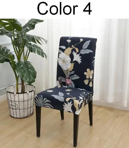Různé elastické potahy na jídelní židle Varianta: Color 4