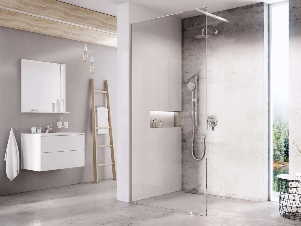 Ravak Walk-In - Sprchová stěna Walk-in, 150x200 cm, lesklý chrom/čiré sklo GW9WP0C0SZ1